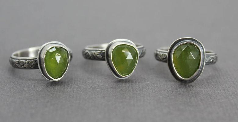 Кольца с везувианом | Ювелирное дело