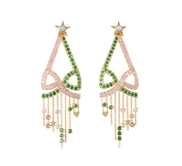 Серьги-бантики English Rose от Unhada | Ювелирное дело